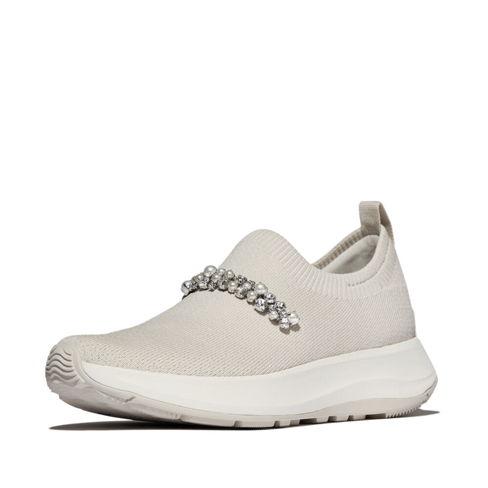 F-MODE FLOW PEARLS-&-CRYSTAL KNIT SLIP-ON SNEAKERS｜fitflop(フィットフロップ)公式 ...
