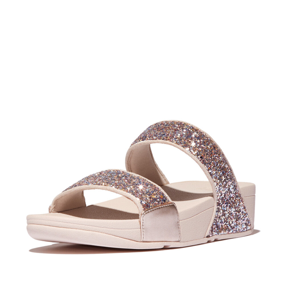 LULU MULTI-TONAL GLITTER SLIDES｜fitflop(フィットフロップ)公式